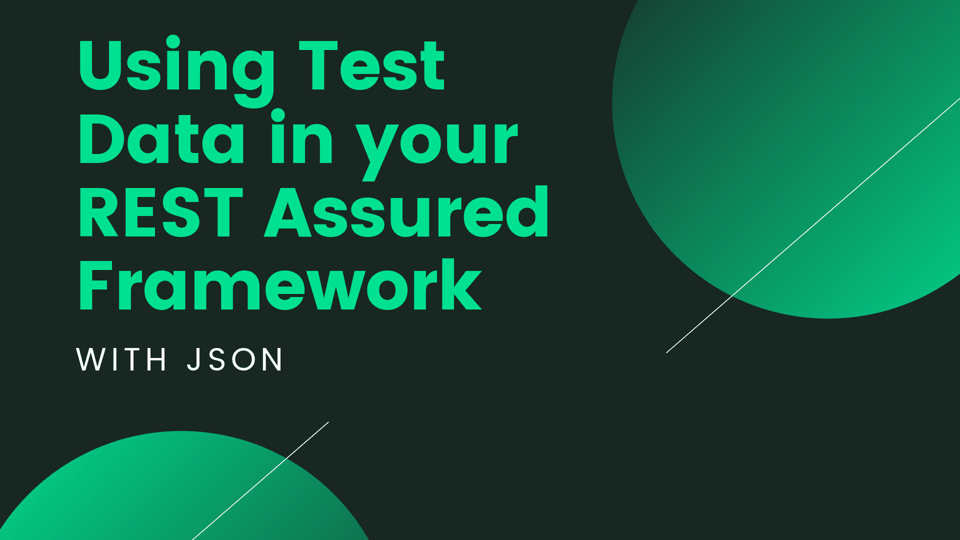 Using Test Data in your REST Assured Framework | James Willett Using Test Data in your REST Assured Framework | James Willett